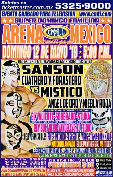 CMLL Guadalajara Domingos (May 12, 2019) | Pro Wrestling | Fandom