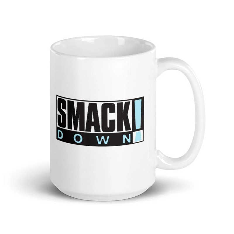 SmackDown Old School Logo 15 oz. Mug | Pro Wrestling | Fandom