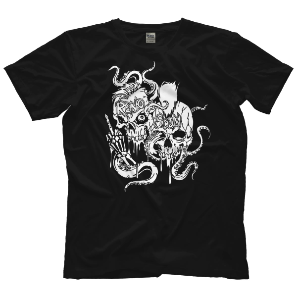 Reno Scum - Scum Skulls White Shirt | Pro Wrestling | Fandom
