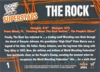 2001 WWF WrestleMania (Fleer) The Rock (No.1) | Pro Wrestling | Fandom