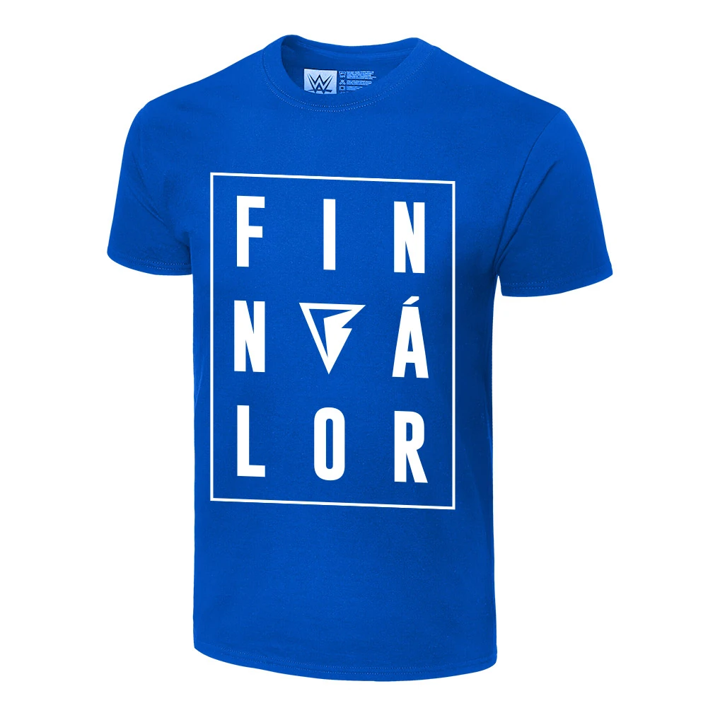 Finn Bálor "Balor" Blue T-Shirt | Pro Wrestling | Fandom