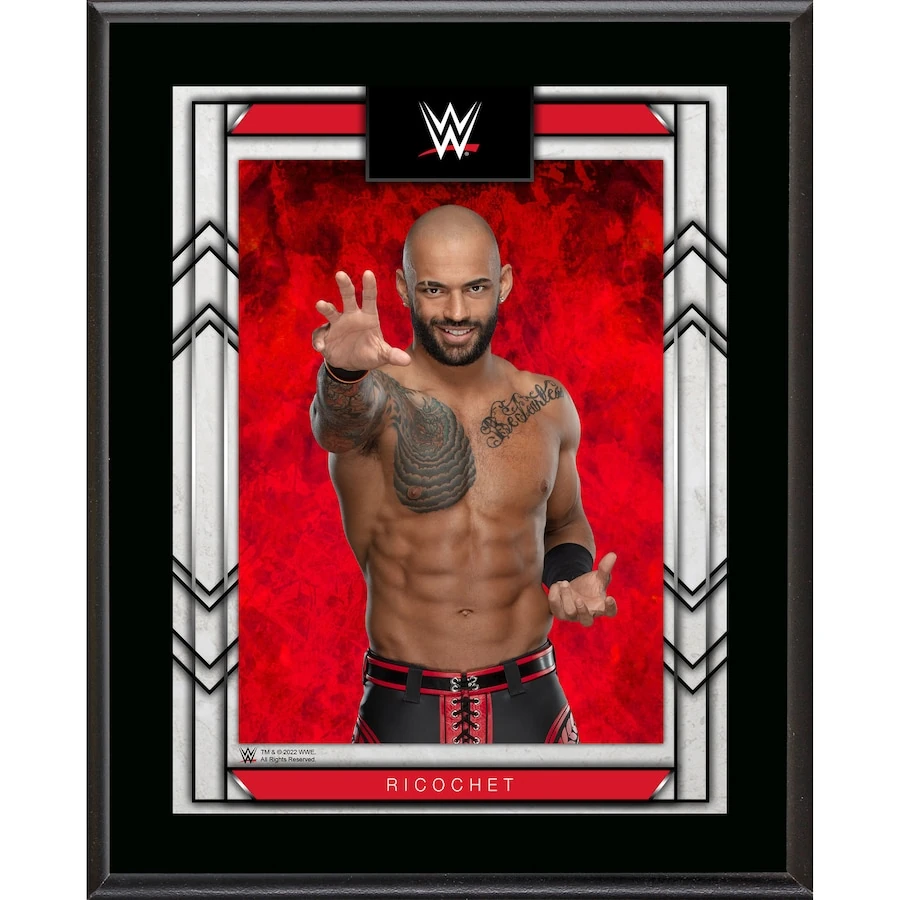 Ricochet 10.5" x 13" Sublimated Plaque | Pro Wrestling | Fandom