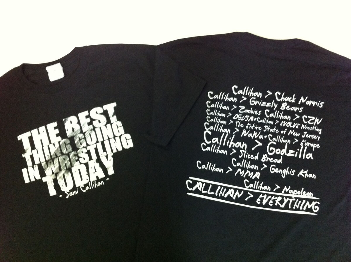 Sami Callihan "Greater Than" T-Shirt | Pro Wrestling | Fandom