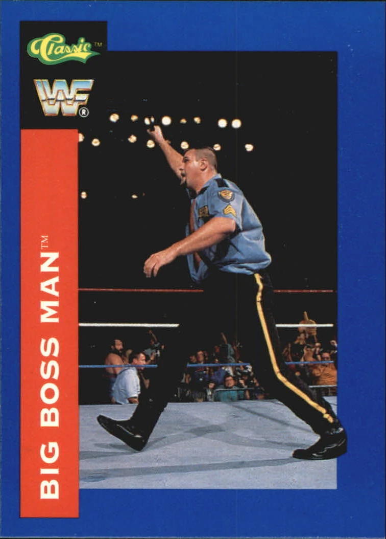 1991 WWF Classic Superstars Cards Big Boss Man (No.5) | Pro Wrestling ...
