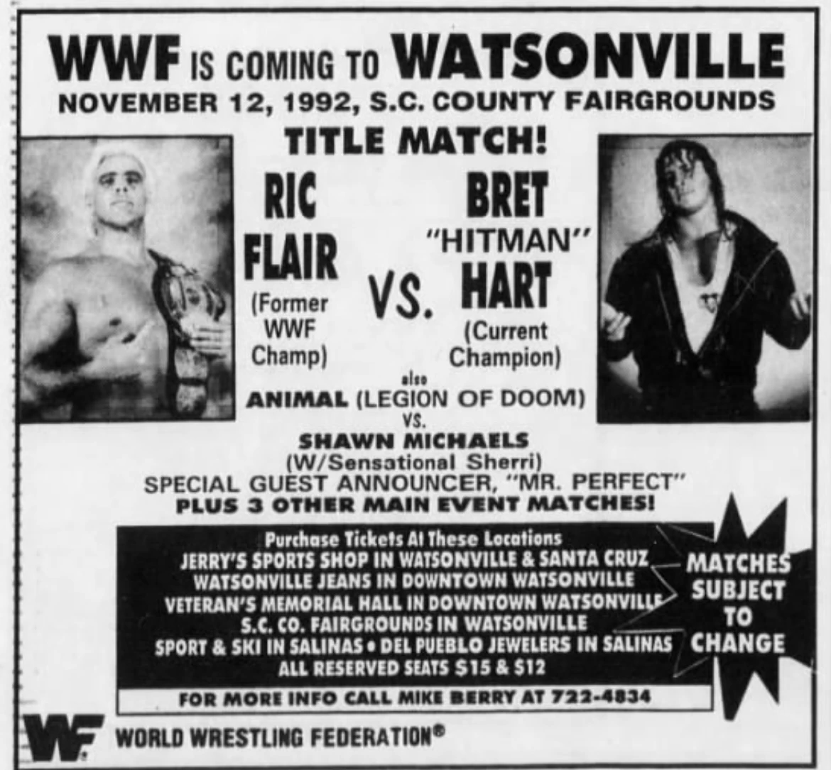 WWF House Show (Nov 12, 92' no.2) | Pro Wrestling | Fandom
