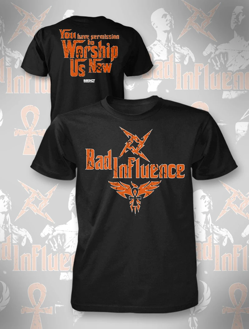 Bad Influence Orange T-Shirt | Pro Wrestling | Fandom