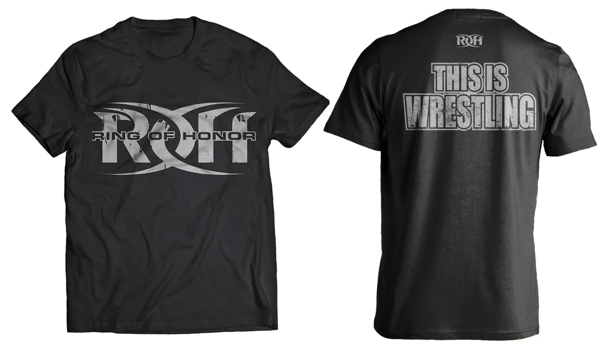 ROH "This is Wrestling" Silver T-Shirt | Pro Wrestling | Fandom