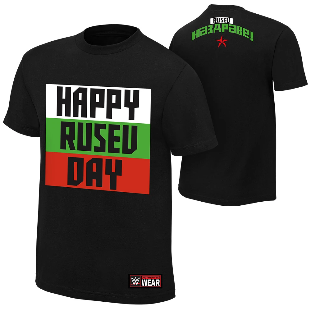 Rusev "Happy Rusev Day" Youth Authentic T-Shirt | Pro Wrestling | Fandom
