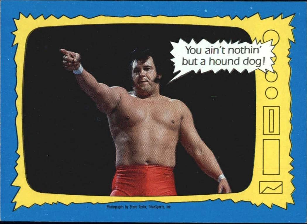 1987 WWF Wrestling Cards (Topps) Honky Tonk Man (No.73) | Pro Wrestling | Fandom