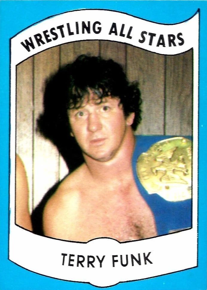 1982 Wrestling All Stars Series A and B Trading Cards Terry Funk (No.10 ...