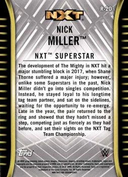 2018 WWE NXT (Topps) Nick Miller (No.20) | Pro Wrestling | Fandom