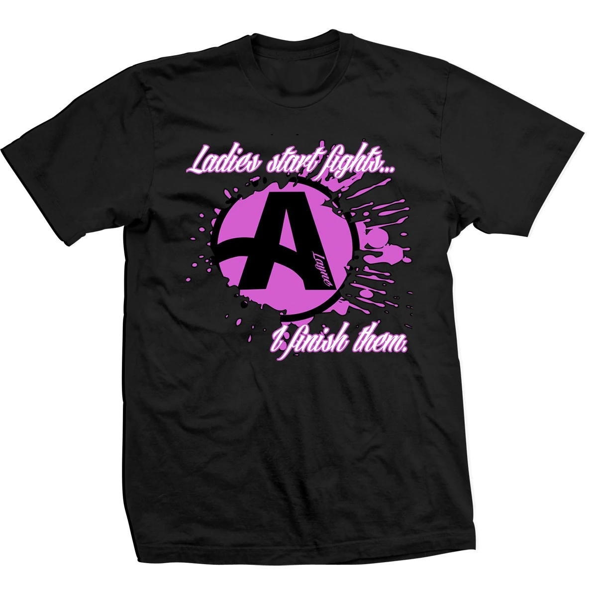 Angelus Layne Ladies Start Fights Shirt | Pro Wrestling | Fandom