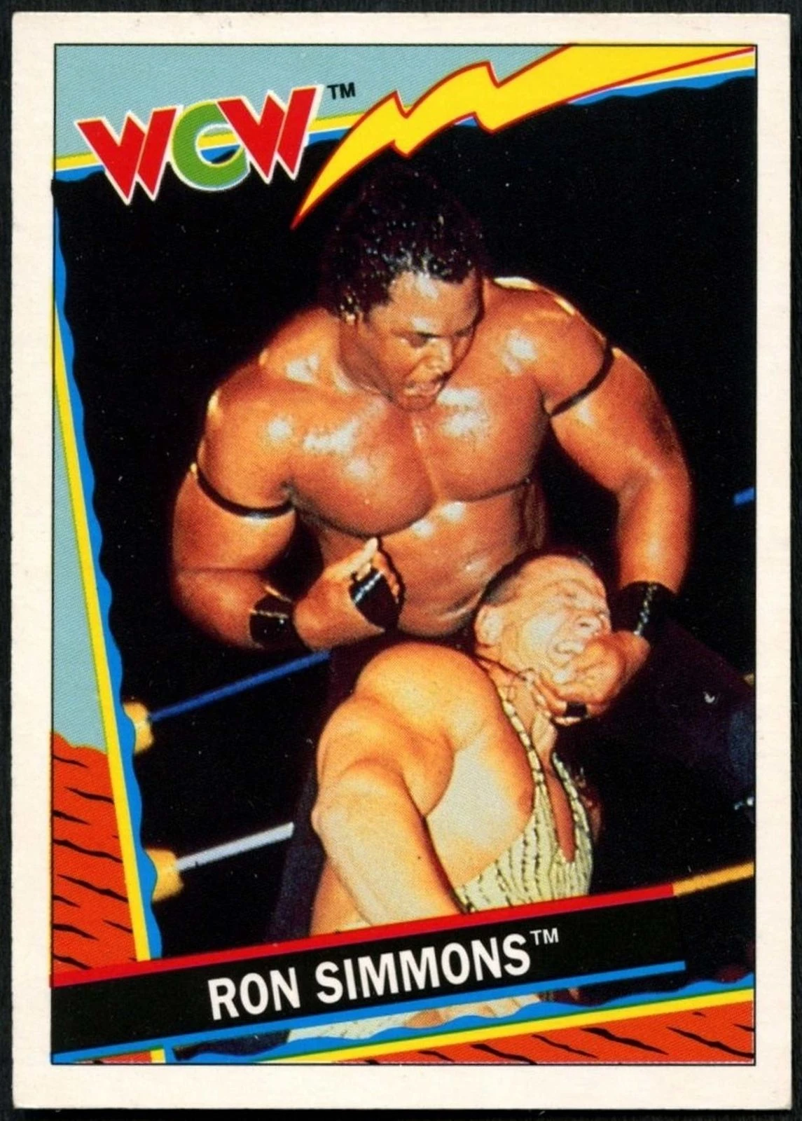1992 WCW Trading Cards (Topps) Ron Simmons (No.10) | Pro Wrestling | Fandom