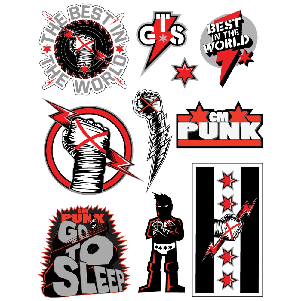 CM Punk Decals | Pro Wrestling | Fandom