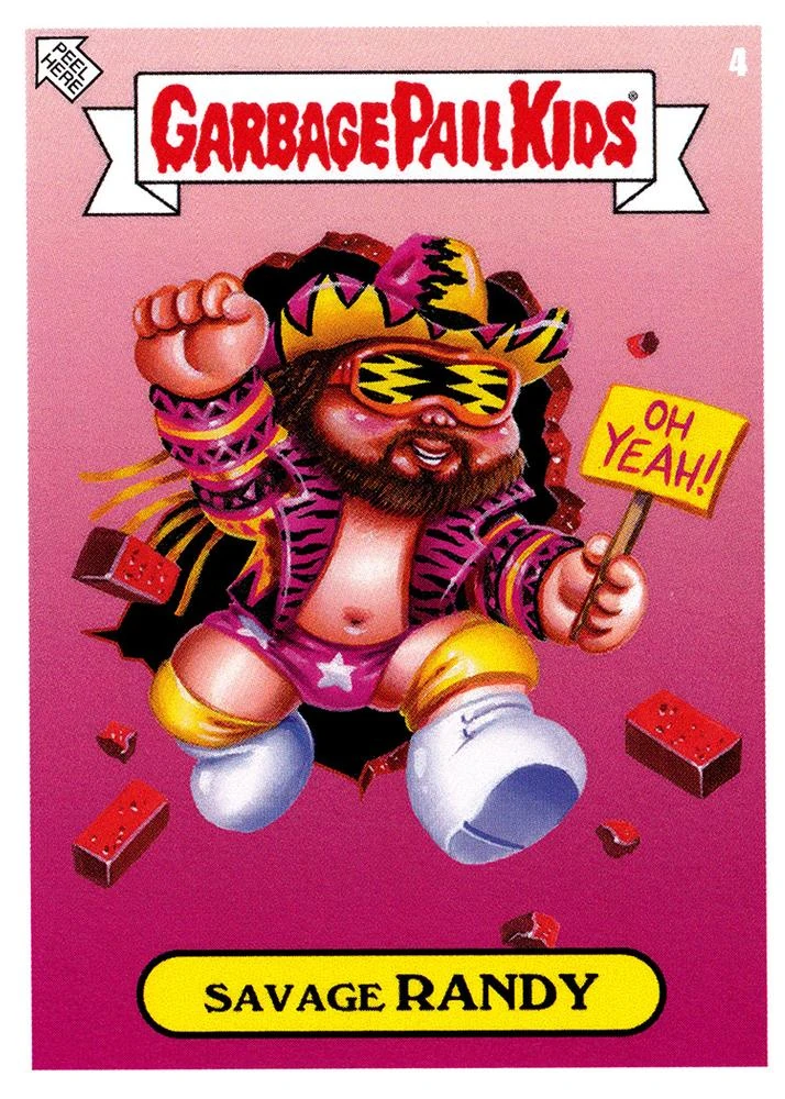2019 WWE x Garbage Pail Kids (Topps) Savage Randy (No.4) | Pro ...