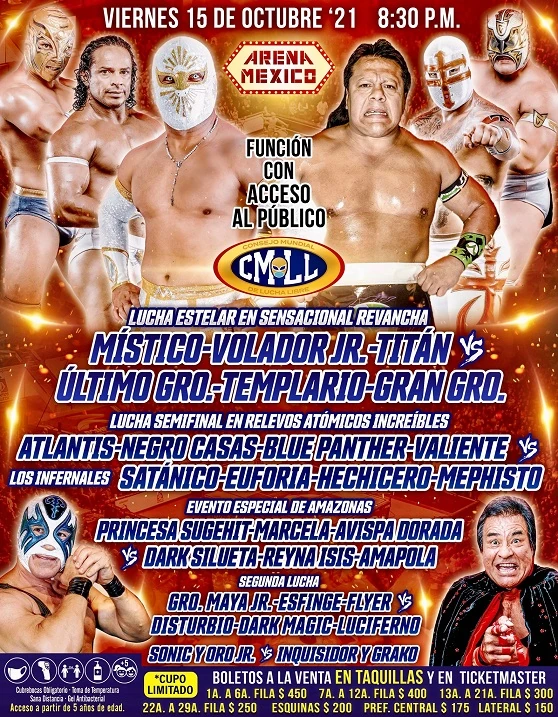 CMLL Super Viernes (October 15, 2021) | Pro Wrestling | Fandom