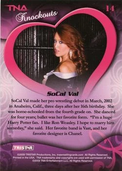 2009 TNA Knockouts (Tristar) SoCal Val (No.14) | Pro Wrestling | Fandom