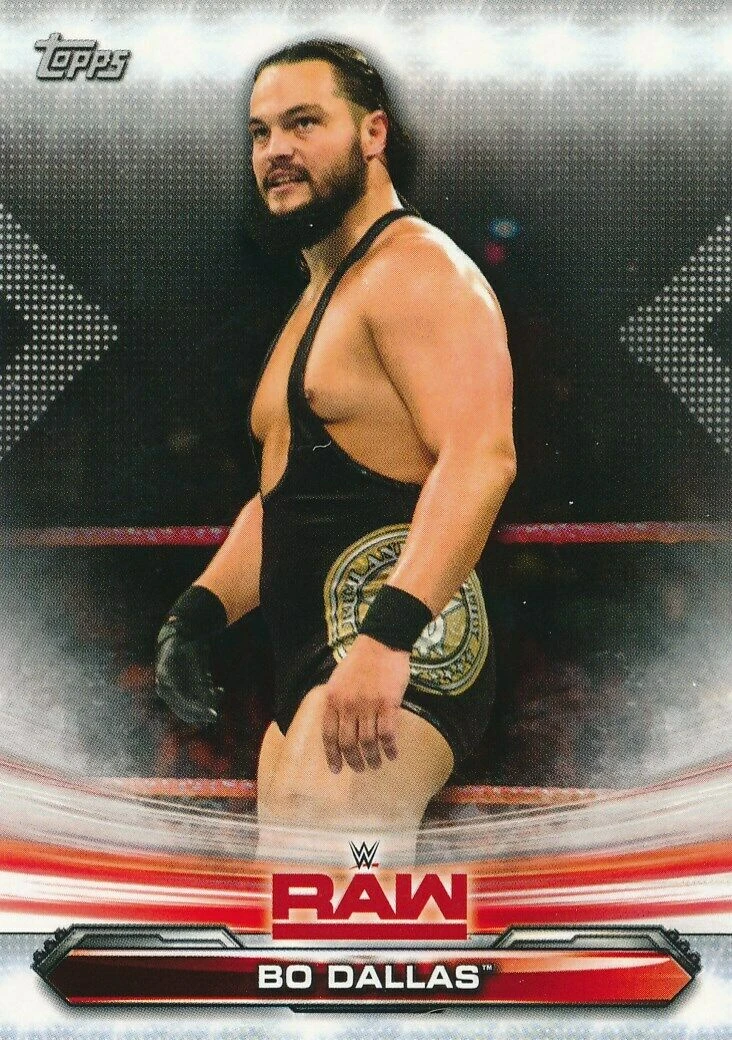 2019 WWE Raw Wrestling Cards (Topps) Bo Dallas (No.8) | Pro Wrestling ...