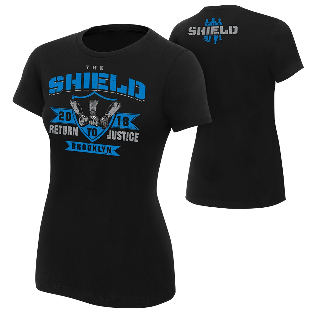 The Shield "Return to Justice" Brooklyn Special Edition Women's T-Shirt ...