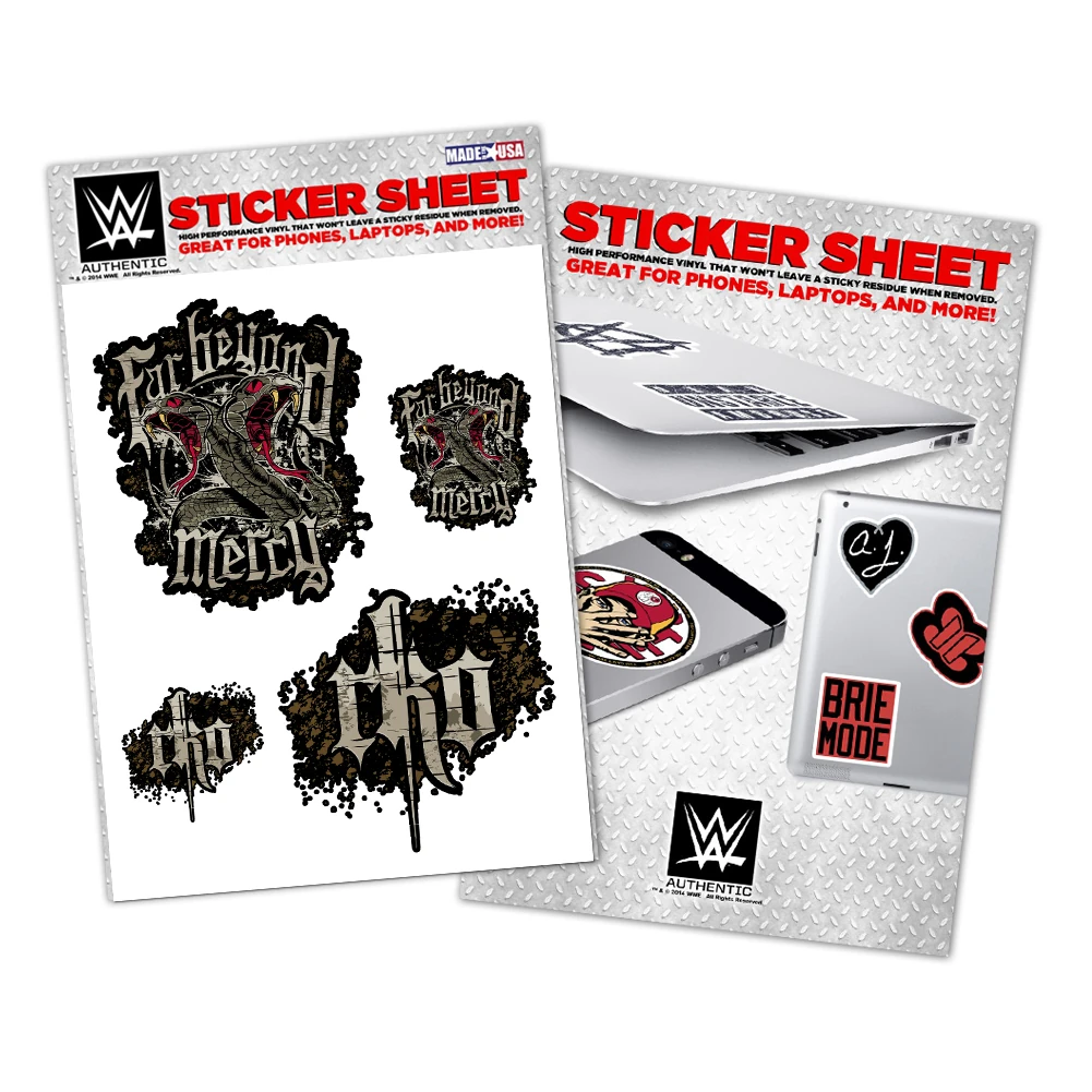 Randy Orton Vinyl Sticker Sheet | Pro Wrestling | Fandom