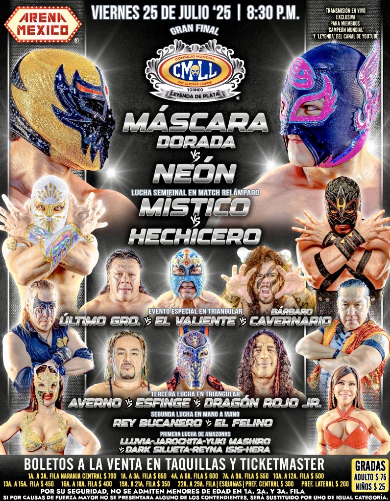 CMLL Super Viernes (July 25, 2025) | Pro Wrestling | Fandom