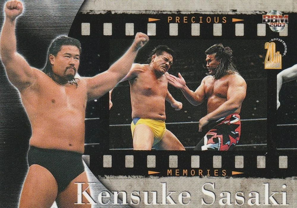 2003 BBM Weekly Pro Wrestling 20th Anniversary Kensuke Sasaki (No.15 ...
