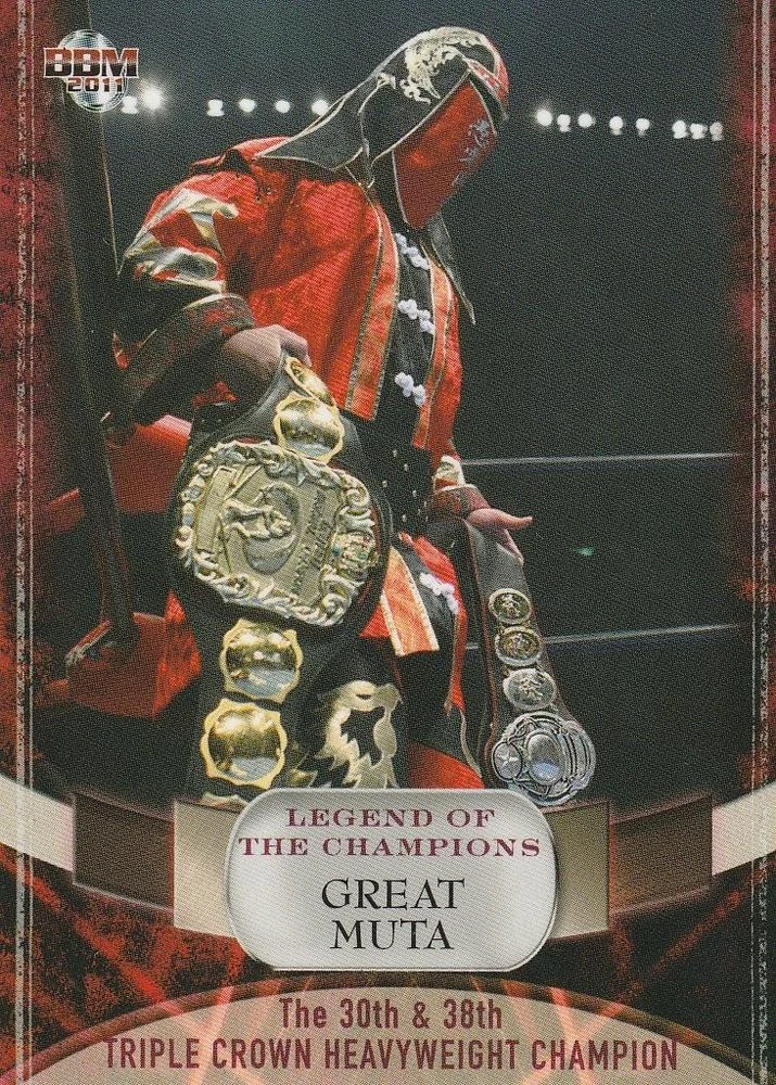 2011 BBM Legend of the Champions Great Muta (No.62) | Pro Wrestling ...