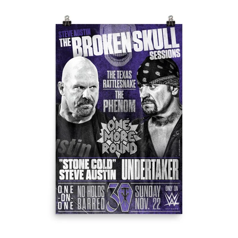 Broken Skull Sessions "Undertaker" 24x36 Poster | Pro Wrestling | Fandom
