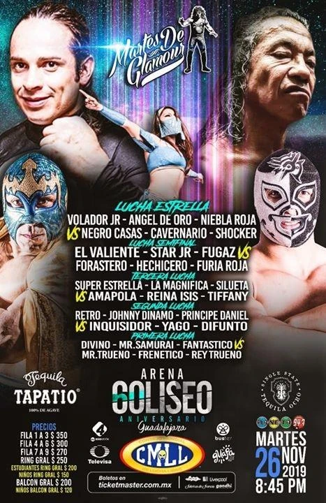 CMLL Guadalajara Martes (November 26, 2019) | Pro Wrestling | Fandom