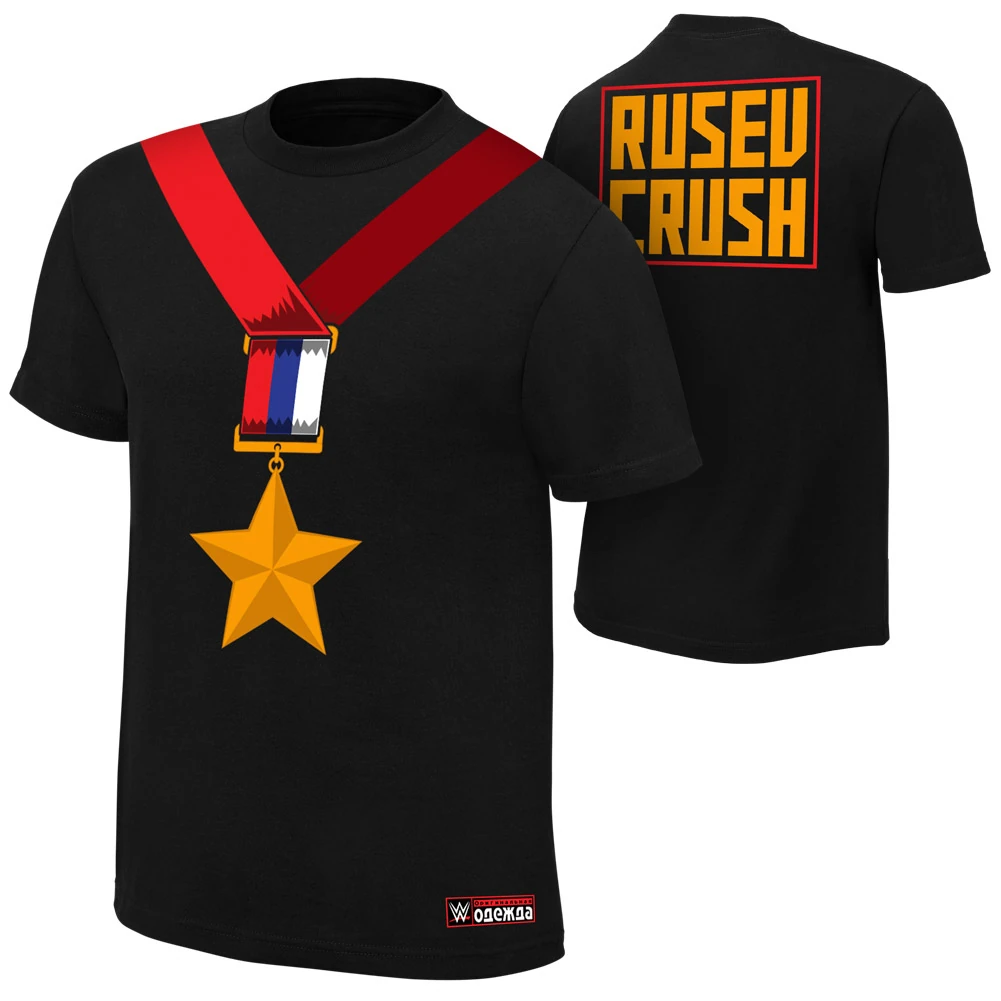 Rusev "Rusev Crush" T-Shirt | Pro Wrestling | Fandom