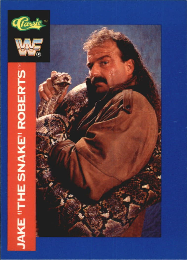 1991 WWF Classic Superstars Cards Jake "The Snake" Roberts (No.39 ...