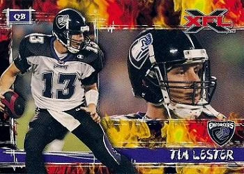 2001 XFL Football (Topps) Tim Lester (No.17) | Pro Wrestling | Fandom