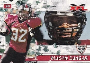 2001 XFL Football (Topps) Vaughn Dunbar (No.34) | Pro Wrestling | Fandom