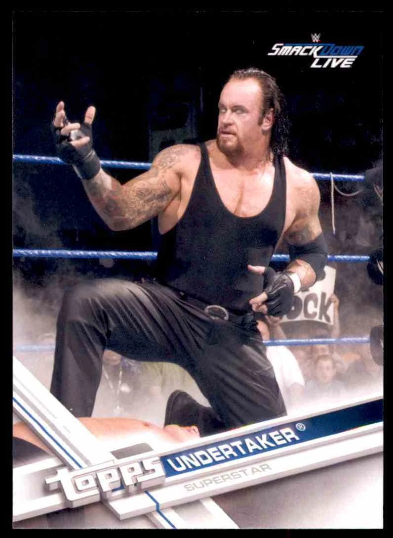 2017 WWE Wrestling Cards (Topps) Undertaker (No.58) | Pro Wrestling ...