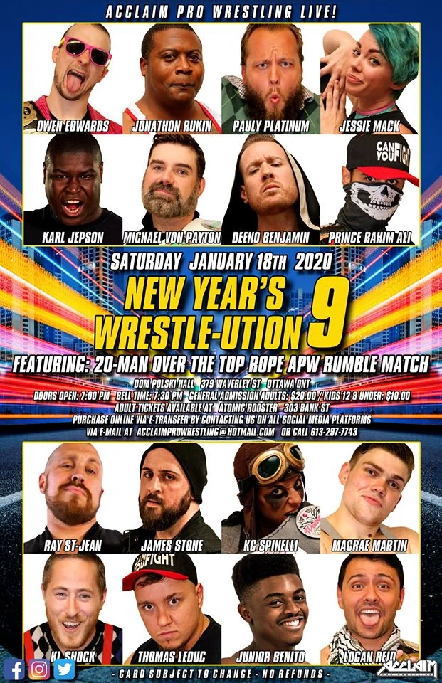 Category:Acclaim Pro Wrestling events | Pro Wrestling | Fandom