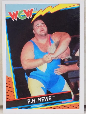 1992 WCW Trading Cards (Topps) P.N. News (No.65) | Pro Wrestling | Fandom