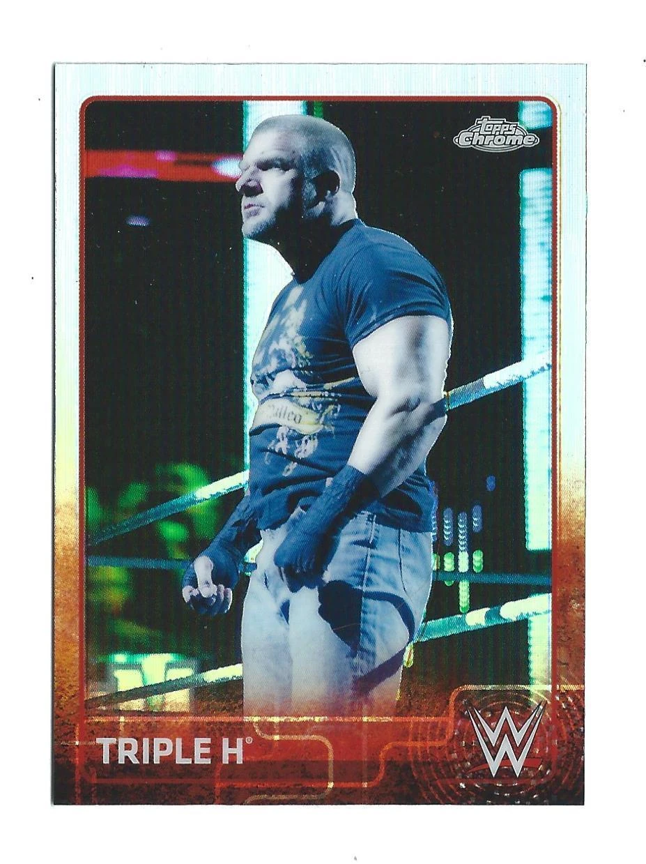2015 Chrome WWE Wrestling Cards (Topps) Triple H (No.72) | Pro ...