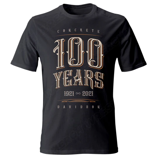 Concrete Davidson 100 Years Shirt | Pro Wrestling | Fandom
