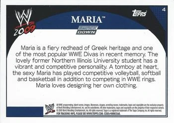 2009 WWE (Topps) Maria (No.4) | Pro Wrestling | Fandom