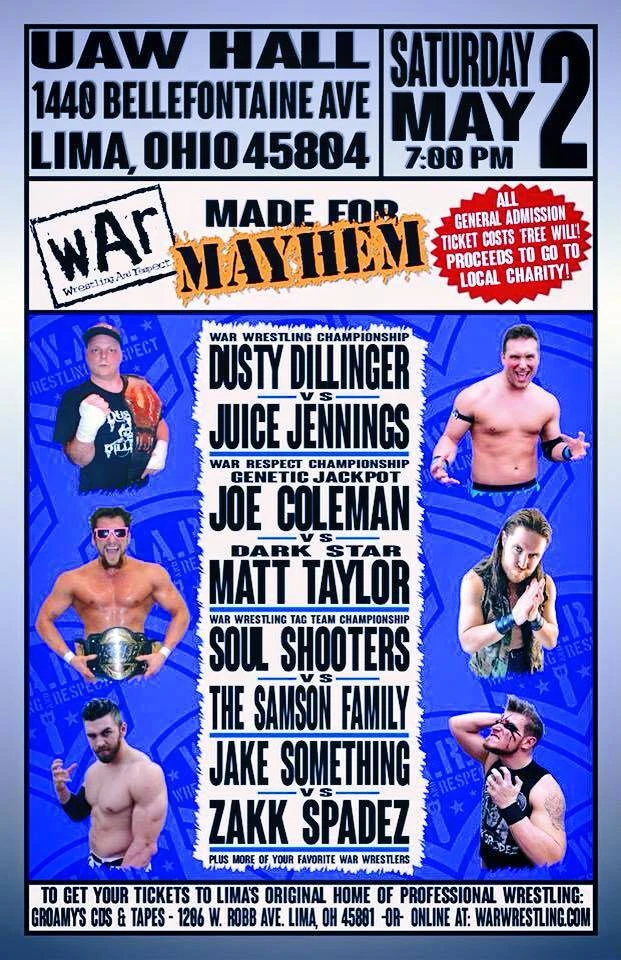 WAR Made For Mayhem | Pro Wrestling | Fandom