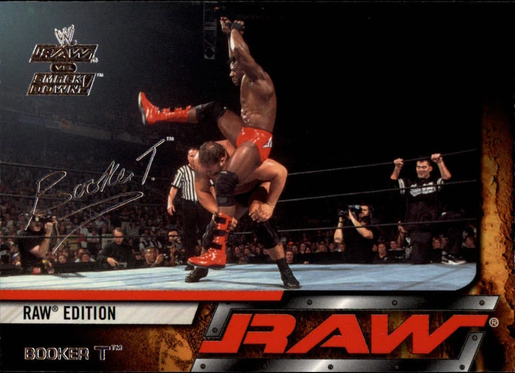 2002 WWE RAW vs. SmackDown! (Fleer) Booker T (No.13) | Pro Wrestling ...