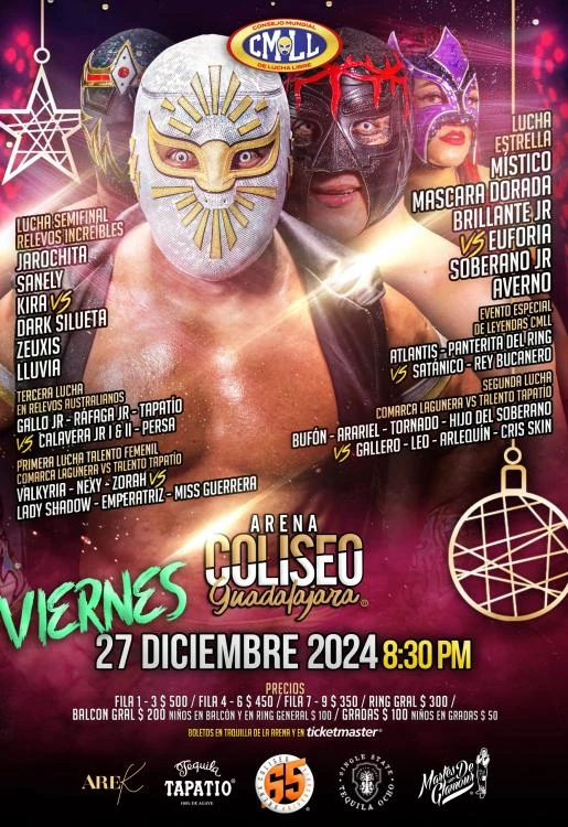 CMLL (December 27, 2024) | Pro Wrestling | Fandom