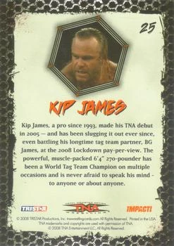 2008 TNA Impact (Tristar) Kip James (No.25) | Pro Wrestling | Fandom