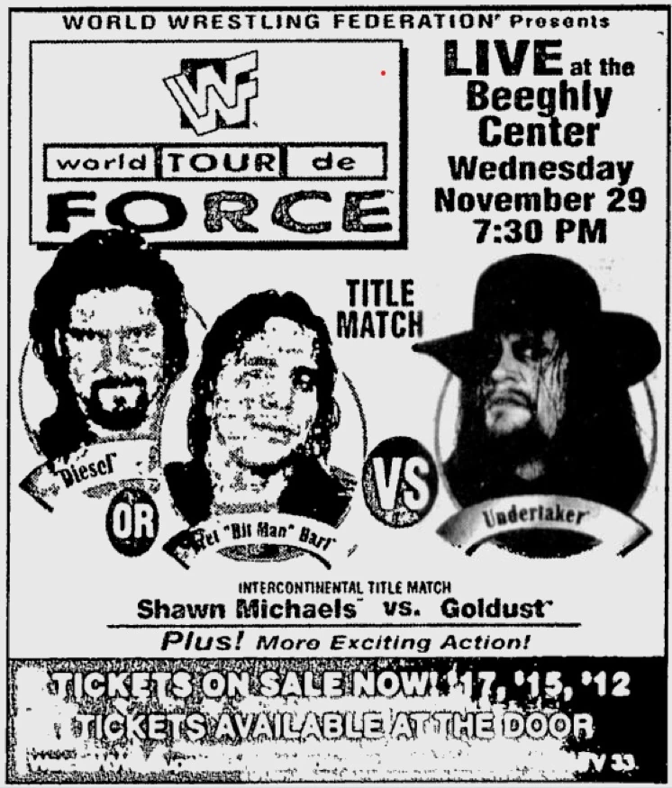 WWF House Show (Nov 29, 95') | Pro Wrestling | Fandom