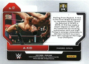 2022 WWE (Panini Prizm) A-Kid (No.17) | Pro Wrestling | Fandom