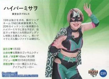 2020 BBM Women's Pro Wrestling Ambitious!! Hyper Misao (No.39) | Pro ...
