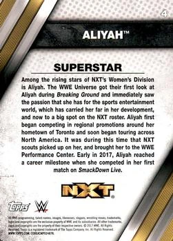 2017 WWE NXT (Topps) Aliyah (No.4) | Pro Wrestling | Fandom