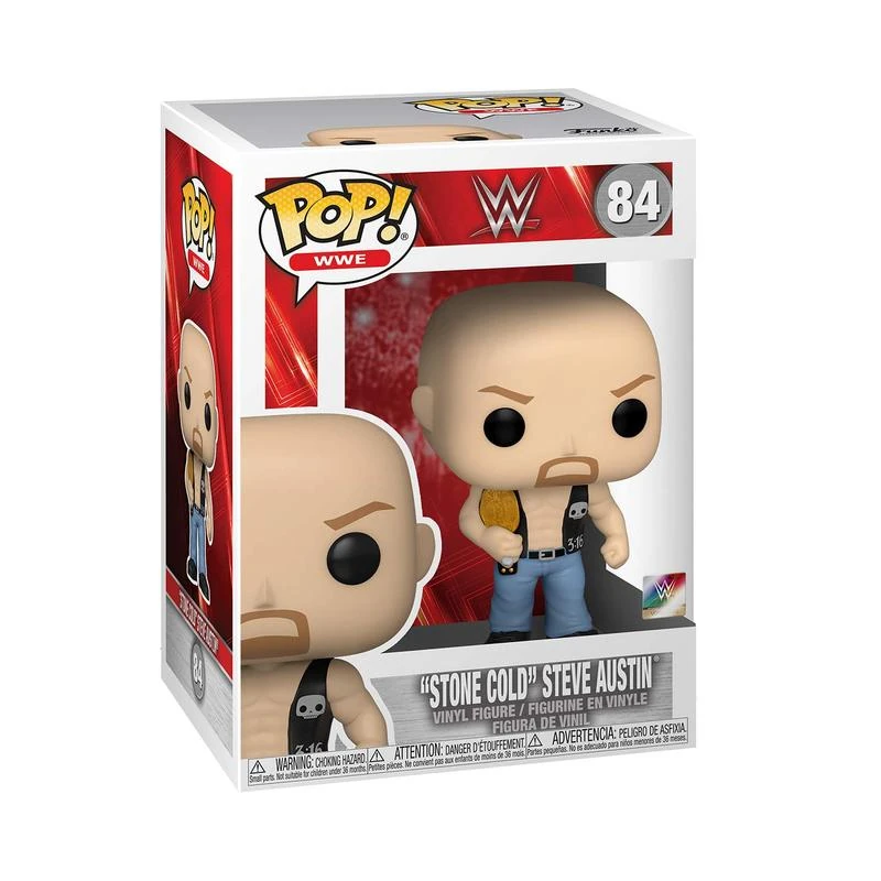 Stone Cold Steve Austin Championship POP! Vinyl Figure | Pro Wrestling ...
