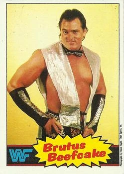 1985 WWF Pro Wrestling Stars (Topps) Brutus Beefcake (No.10) | Pro ...