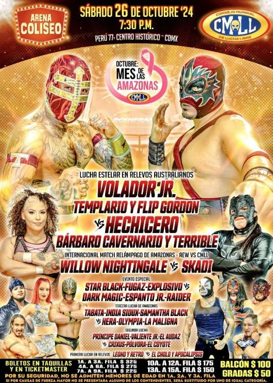 CMLL Sabados De Coliseo (October 26, 2024) | Pro Wrestling | Fandom